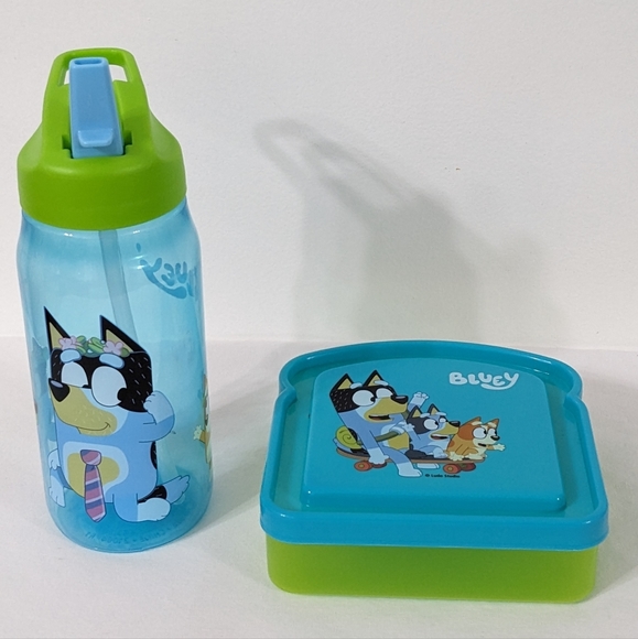 Zak! | Other | Bluey Zak Kids Water Bottle Sandwich Container New With ...